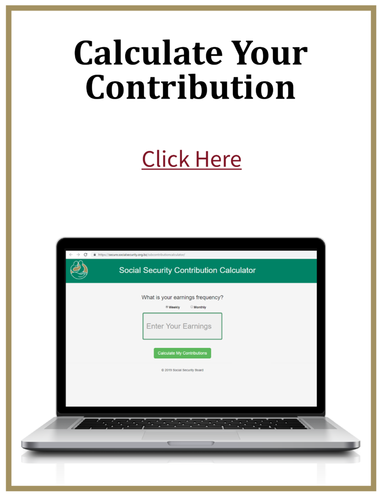 Calculate Contribution-01 - Social Security Board, Belize