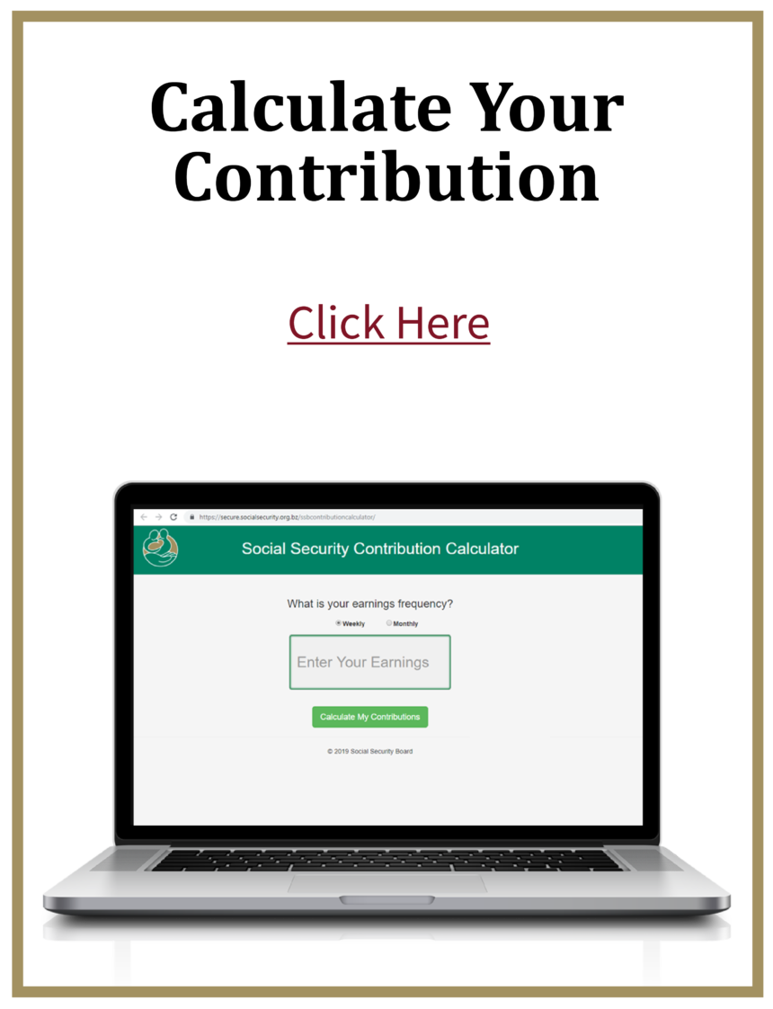 Calculate Contribution-01 - Social Security Board, Belize