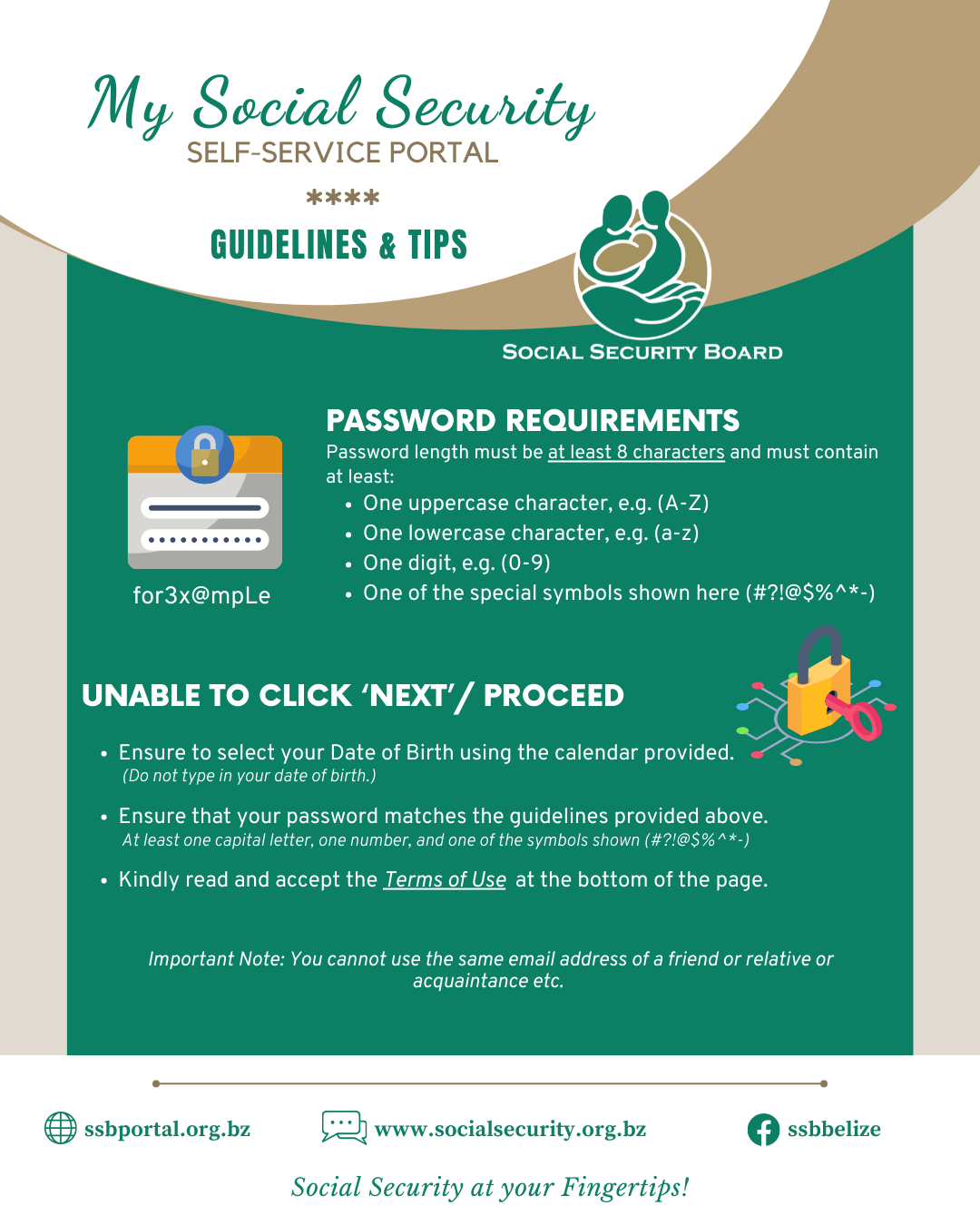 Card Replacement or Renewal - Social Security Board, Belize