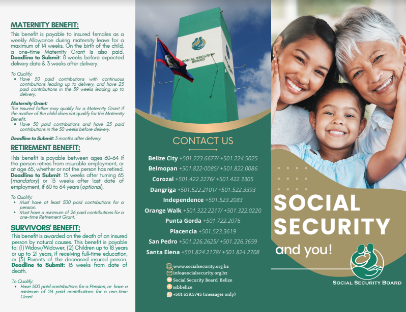 Long Term: Retirement Benefit - Social Security Board, Belize